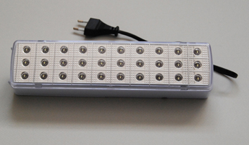 Φωτιστικό Ασφαλείας με 30 LED με Μπαταρία Λιθίου 3.7V 1.5Ah με επιλογή ...